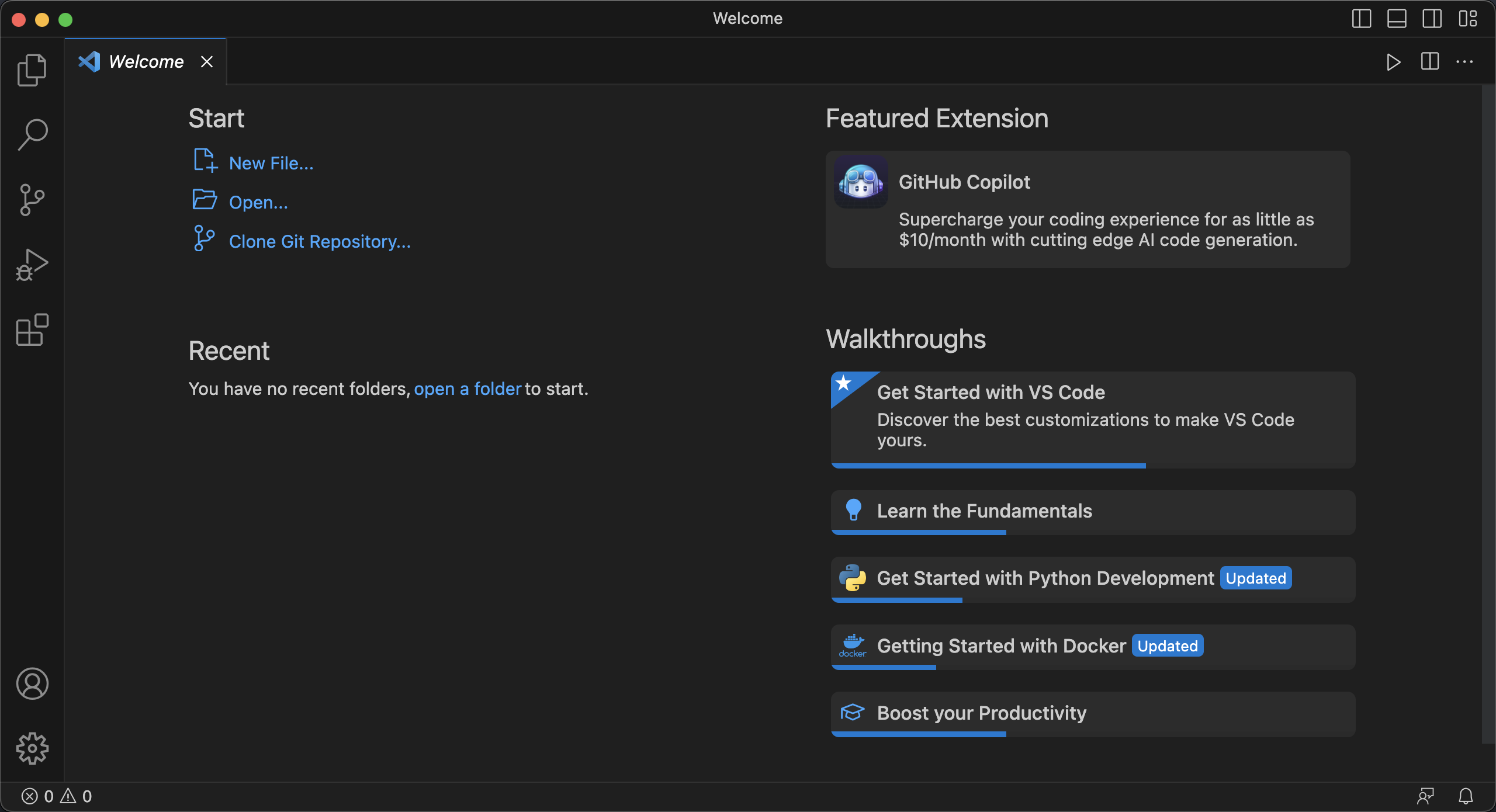 VS Code 설치하기(macOS) | 코드잇