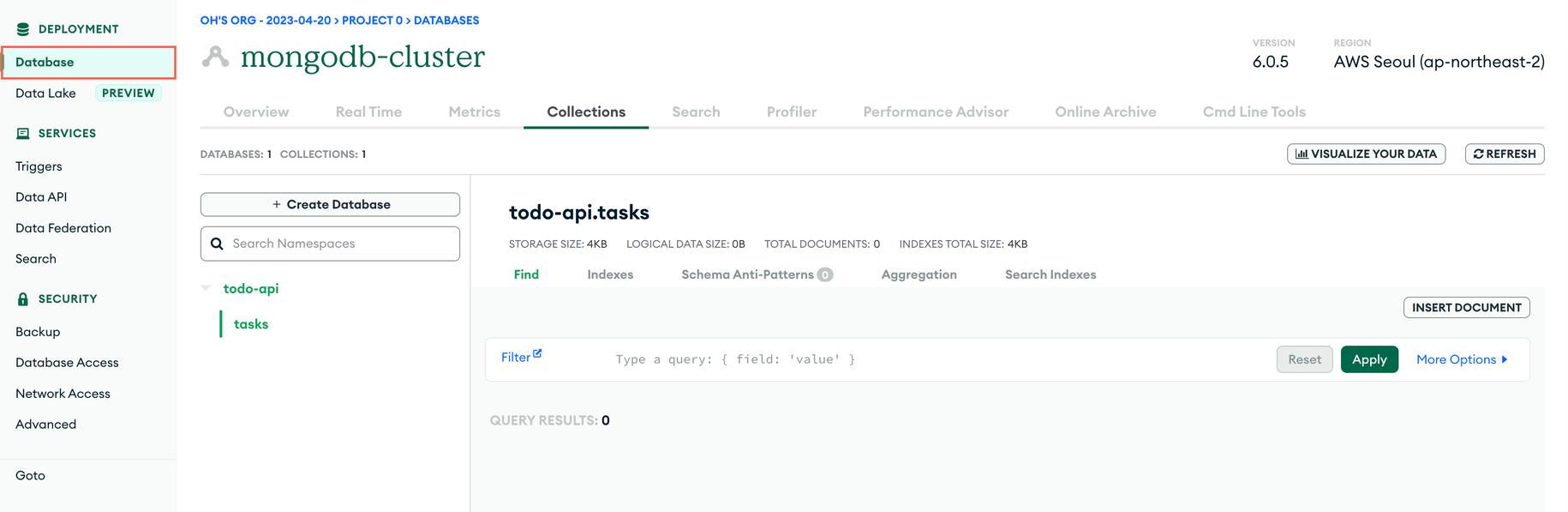 MongoDB Atlas 사용법 | 코드잇