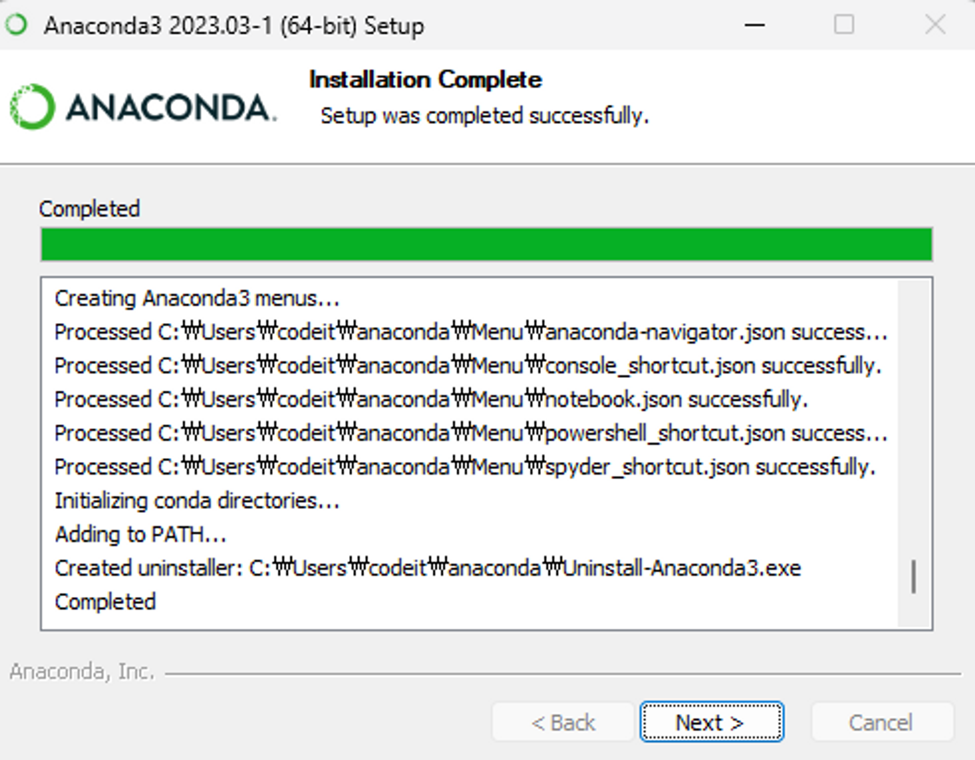 Anaconda 설치하기 (Windows) : 네이버 블로그